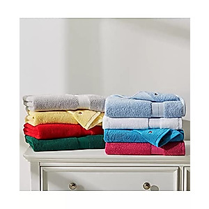 Tommy Hilfiger Solid Color Bath Towel 1 Piece - 30 X 54 Inches, 100% Cotton 574 GSM (Peacoat)