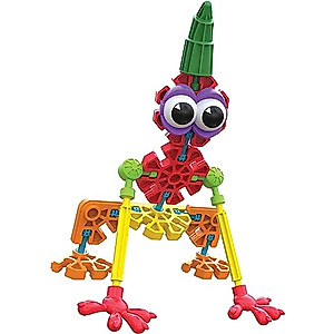 KID K’NEX – Budding Builders Building Set – 100 Pieces – Ages 3 and Up – Preschool Educational Toy