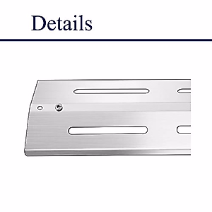 Folocy 15 1/16" Grill Heat Plates Shield Tent for Kenmore 141.16325, 141.16673, 16327, P01705009E, P01708034E, P02008010A, P02008029A Models, Grill Chef PAT502, BBQ Gas Grill Replacement Parts