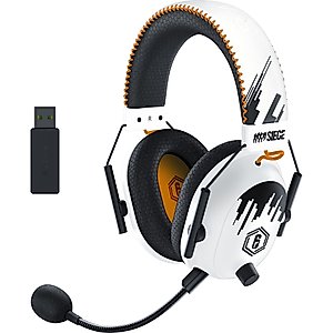 Razer BlackShark V2 Pro - Wireless Premium Esports Gaming Headset (HyperSpeed Wireless Technology, Triforce Titanium 50 mm Drivers, HyperClear Supercardioid Mic) Rainbow 6 Siege