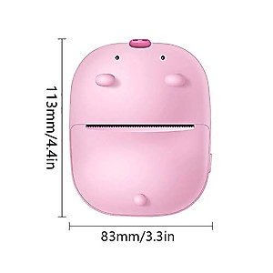 KXDFDC Mini Portable Thermal Portable Printer 57mm Mini Pos Image Photo Printer for Phone Android iOS Printers (Color : Black-JoJo's Bizarre Adventure1)