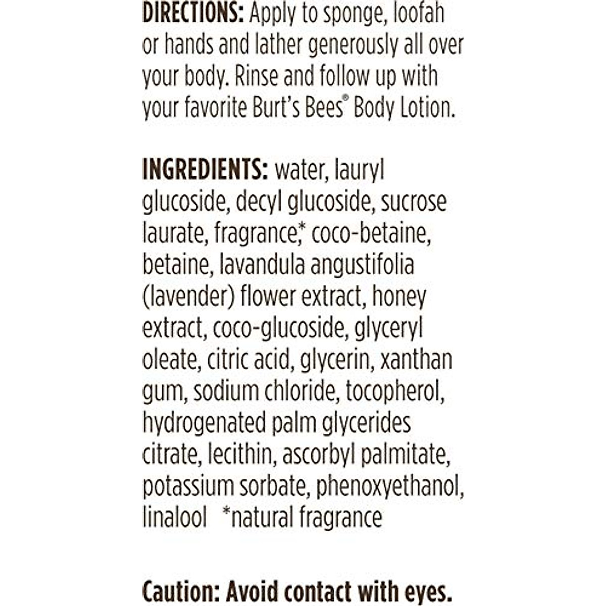 Burts Bees Lavender & Honey Body Wash, 12 Oz - Pack of 3 (Package May Vary)