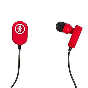 Wireless Earbuds, Tags 2.0 by Outdoor Tech, Bluetooth Sweatproof In-Ear Headphones - Red