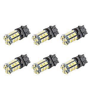 Makergroup S8 3156 Wedge Base LED Light Bulb 12VAC/DC Low Voltage 4Watt Warm White 2700K-3000K for Outdoor Landscape Lighting Pathway Deck Step Paver lights,Driveway Lights 6-Pack
