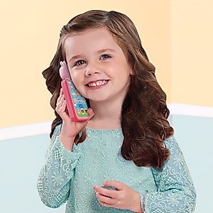 Just Play Peppa Pig Have a Chat Cell Phone, Toy Phone with Realistic Sounds and Light Up Buttons, Kids Toys for Ages 3 Up