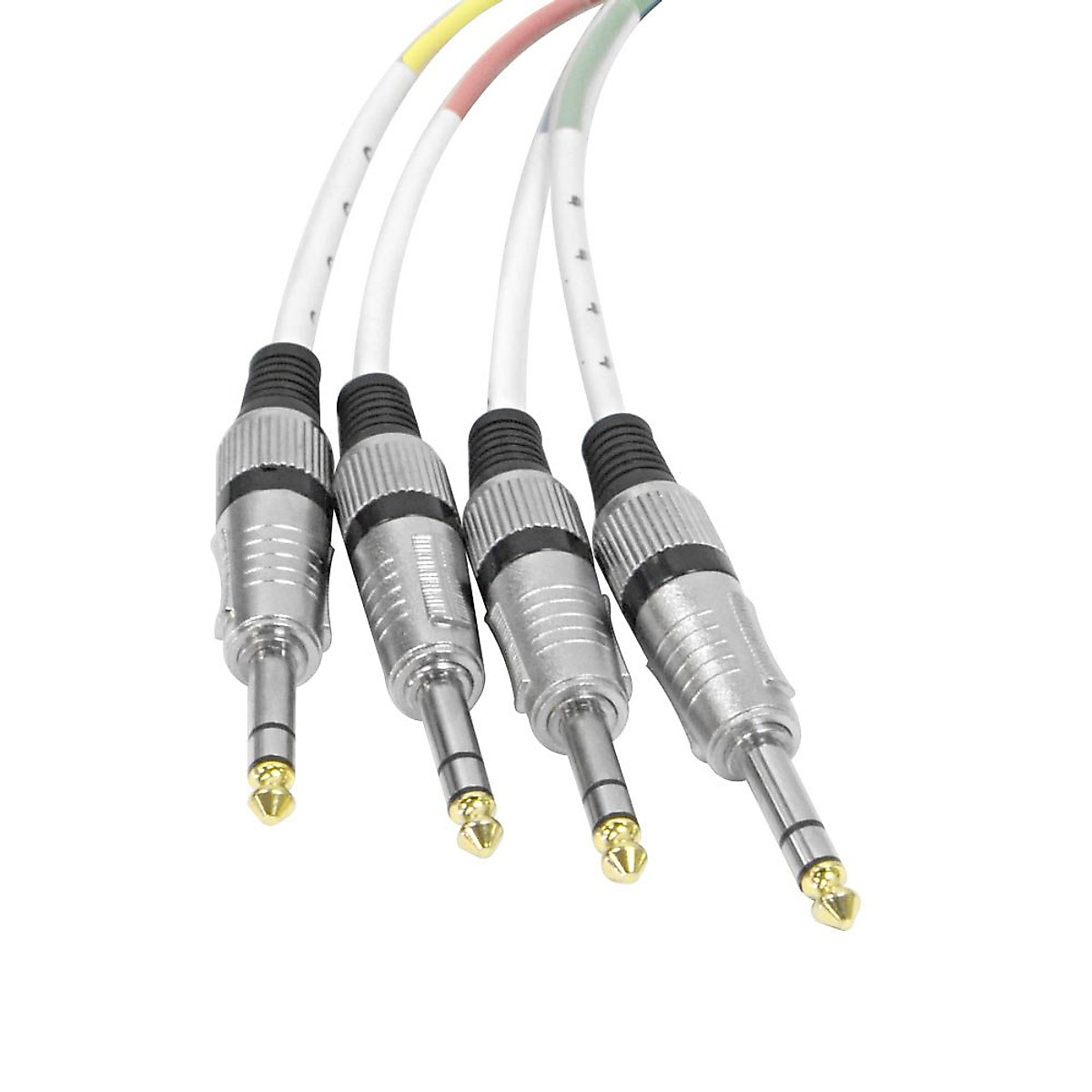 Seismic Audio - SAXT-4x5F - 4 Channel 1/4" TRS to XLR Female Snake Cable - 5 Feet Long - Serviceable Ends - Pro Audio Effects Snake for Live Live, Recording, Studios, and Gigs - Patch, Amp, Mixer,