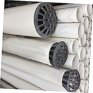 DOITOOL 4pcs cast Iron Floor Drain roof Drain Filter roof Drain Strainer Down Gutter Guard Ladder Gutter Guard Coal Forge Strainer Gutter downspout Guards Dome Safety mask