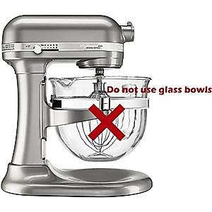 GVODE Paddle Attachment for Kitchenaid 5plus/6Qt Tilt-Head Mixer, Polished 18/8 Stainless Steel Flat Beater for Kitchenaid Stand Mixer, Flat Beater Replacement Accessories,No Coating,Dishwasher Safe