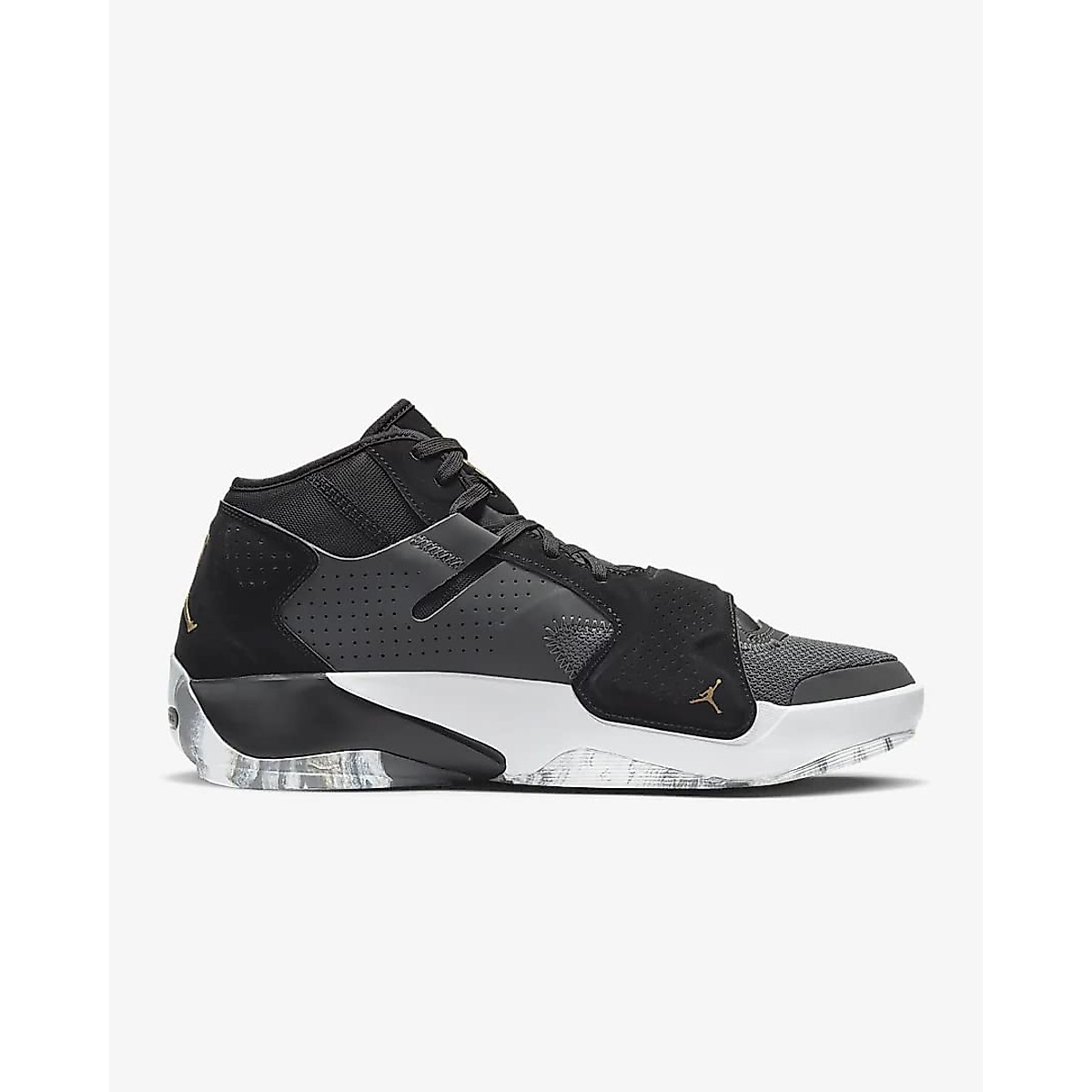 Nike Jordan Zion 2 Tb Unisex Shoes Size 7.5, Color: Black/Metallic Gold