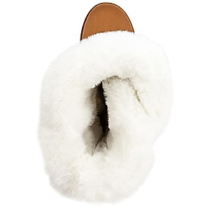 Juicy Couture Women's Koded Slip On Winter Boots Warm Winter Booties Cognac 7