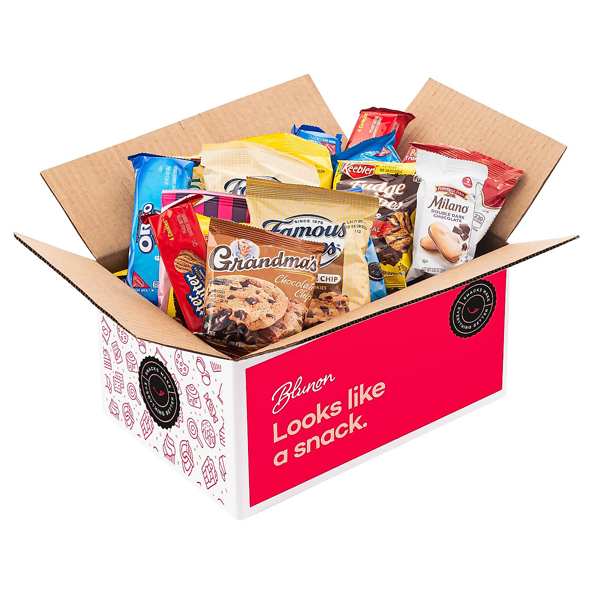 Cookies Variety Pack - Individually Wrapped Assortment - Sampler Bulk Care Package (30 Count)