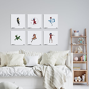 Trends International Gallery Pops Miraculous: Tales of Ladybug & Cat Noir - Rena Rouge Badge Wall Art Wall Poster, 12.00" x 12.00", Unframed Version