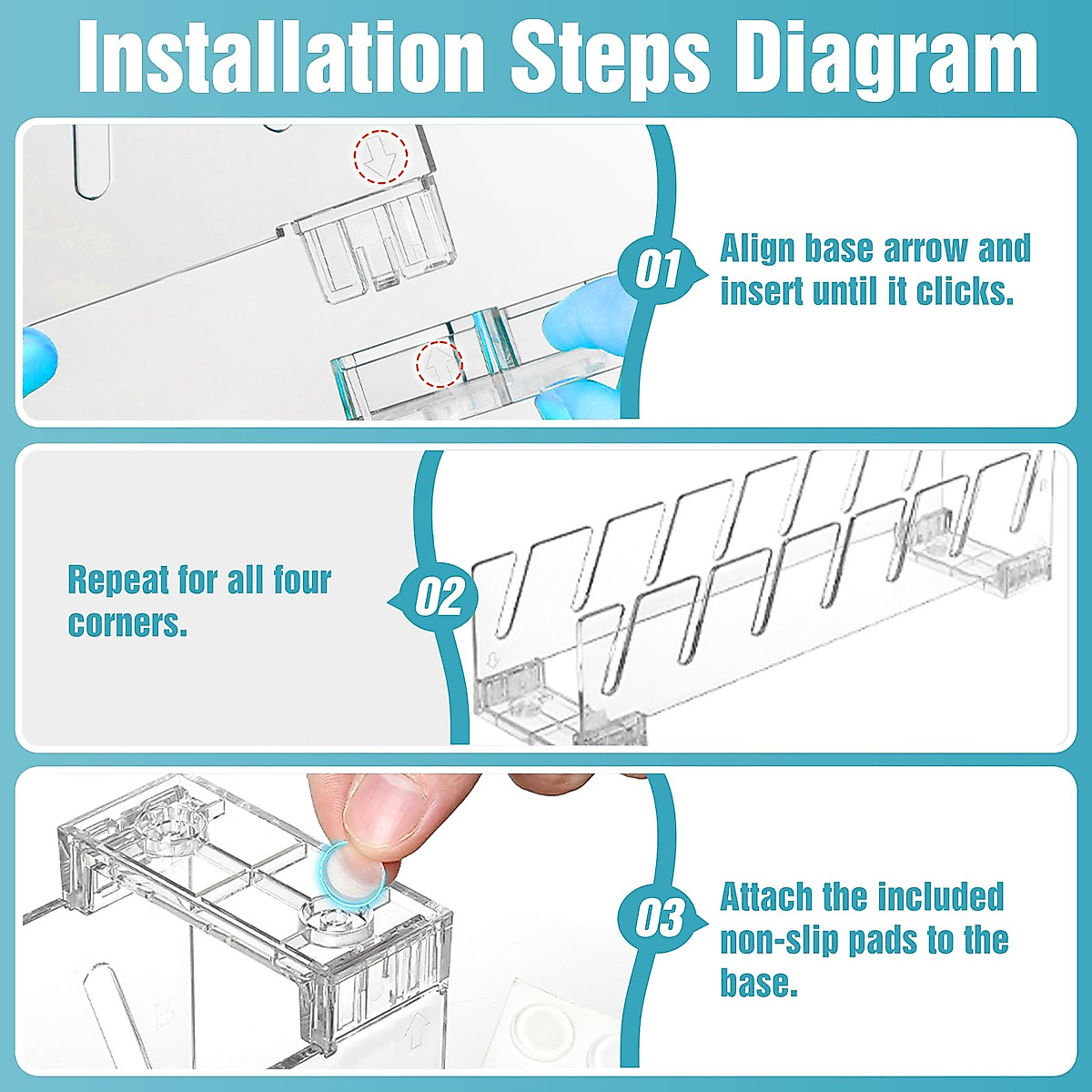 SUHERCBD Hat Stand for Baseball Caps, 2Pcs No Install Hat Acrylic Organizers Hat Storage for 14Caps,Hat Racks for Baseball Caps Display and Organizer for Bedroom, Closet, Dresser, Office
