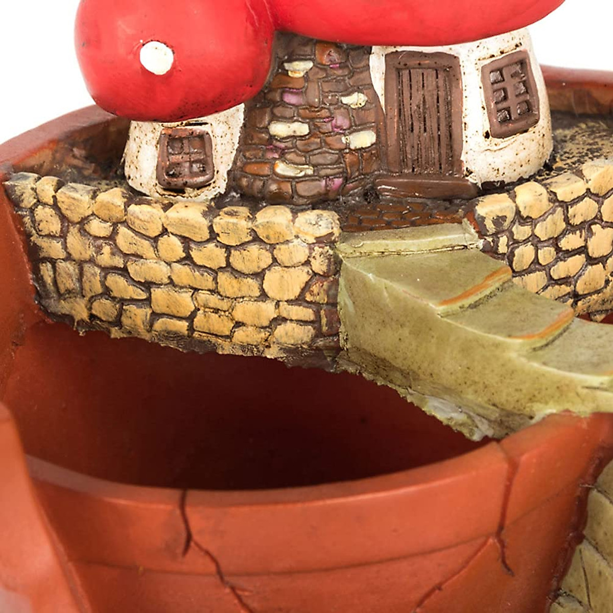 FOMIYES Resin Succulent Planter Flower Plant Pot Pot Sky Garden Pot Succulent Flower Basket Cacti Sedum Succulent Bonsai Planter Box City of House