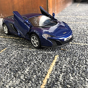 TGRCM-CZ 1/36 Scale McLaren S650 Casting Car Model, Zinc Alloy Toy Car for Kids, Pull Back Vehicles Toy Car for Toddlers Kids Boys Girls Gift (Black)