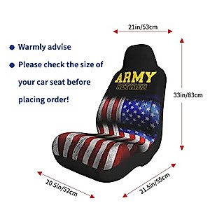 OSUKI Army Retired Car Seat Covers, Universal Fit for Auto Truck Van SUV, Easy Install