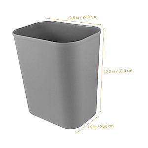 Anneome Garbage Basket Small Trash Bin Square Trash Bin Kitchen Trash Can Under Sink 4 Gallon Trash Can Kitchen Trash Basket Plastic Trash Can Office Garbage Can Small Trash Can Clean