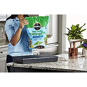 Miracle-Gro Seed Starting Potting Mix, 2-pack 8 qt., For Use in Containers