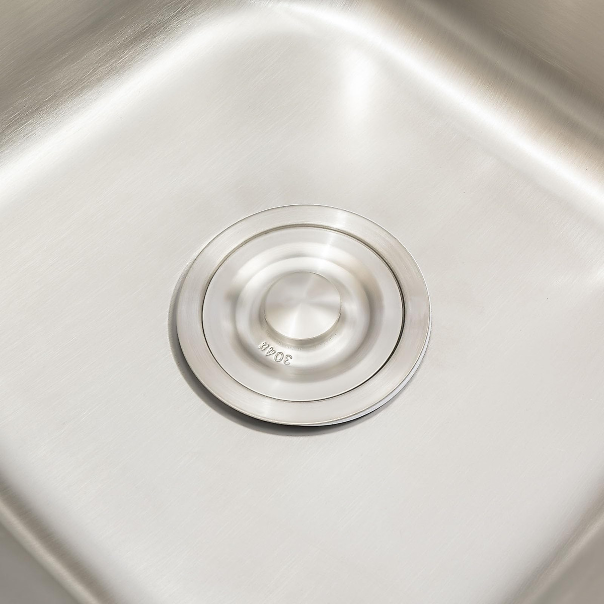 Stainless Steel Commercial Kitchen Sink Utility Sink 47 Inch Width with Prep Table 360 ° Rotatable Faucet 2 Compartment Storage Shelves