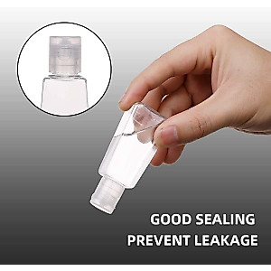 10 Pack Keychain Empty Squeeze Bottle With Holder,Travel Size 1 oz Leakproof Squeeze Bottles for kids and adult party favor (10Pack)