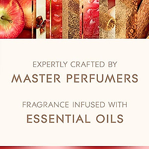 Glade Candle Jar, Large Candle Infused with Essential Oils, Air Freshener for Home Decor, Autumn Apple Tree, 16oz