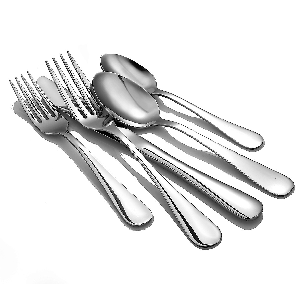 Liberty Tabletop Annapolis 63 Piece Flatware Set Service for 12 Includes 3pc Service Set MADE IN USA