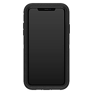 OtterBox iPhone 11 Pro Max (Only) Defender Series Case - Single Unit Ships in Polybag, Ideal for Business Customers - BLACK, rugged & durable, with port protection, includes holster clip kickstand