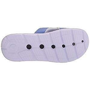 Under Armour Women's Ignite Pro Slide, (400) Baja Blue / Nebula Purple / Nebula Purple, 7, US