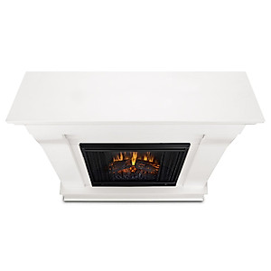 Real Flame White Chateau Electric Fireplace, Small