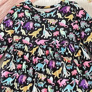 Baby Fall 2023 Dress Christmas Halloween Costumes Ruffle Sleeve Floral & Pumpkin Print Dresses Outfits Kids Baby Trick or Treat Candy Sugar Ask Dress Black