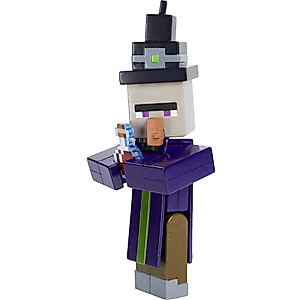 Minecraft Witch 3.25 3.25" scale Video Game Authentic Action Figure with Accessory and Craft-a-block