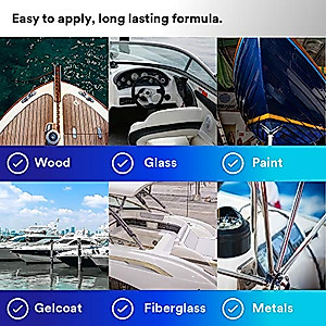 3M TALC Marine Adhesive Sealant 5200 - Permanent Bonding and Sealing for Boats and Marine Applications - Black - 3 Ounces