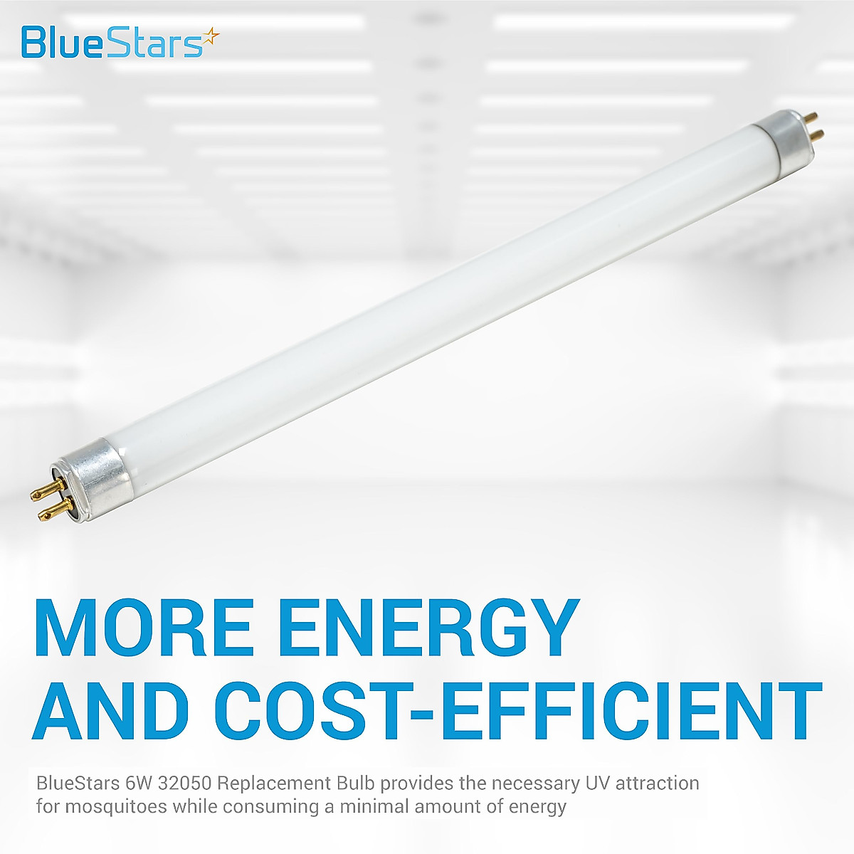 BlueStars 4-Pack Premium Quality 6-Watt 32050 4 Pin Base Replacement Bulbs for DynaTrap Indoor Trap Models DT2000XL, DT2000XLP, DT2000XLPSR, DT3012