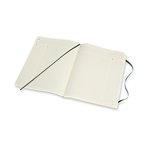 Moleskine PRO Notebook, Soft Cover, XL (7.5" x 9.5") Professional Project Planning, Forest Green, 192 Pages