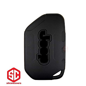 1x New Key Fob Remote Fobik 3 Buttons Silicone Cover Fit/For Jeep Gladiator Wrangler.