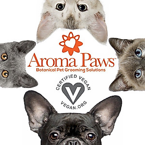 Aroma Paws Scented Dog Coat Spray – Cleansing, Conditioning, Moisturizing – Toxin Free, Healthy Ingredients – Aromatic Grooming Puppy Spray – Loosens Knots, Tangles – 4.5 Oz., Mandarin Ginger