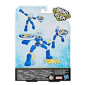 Avengers Marvel Bend and Flex Action Figure Toy, 6-Inch Flexible Taskmaster Figure, includes Accessory, for Kids Ages 4 and Up