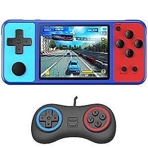 Beico Handheld Game Console for Kids Adults 3.0" Large Screen Built in 270 Classic Retro Video Games Seniors Electronic Games Consoles Birthday Present (Blue)