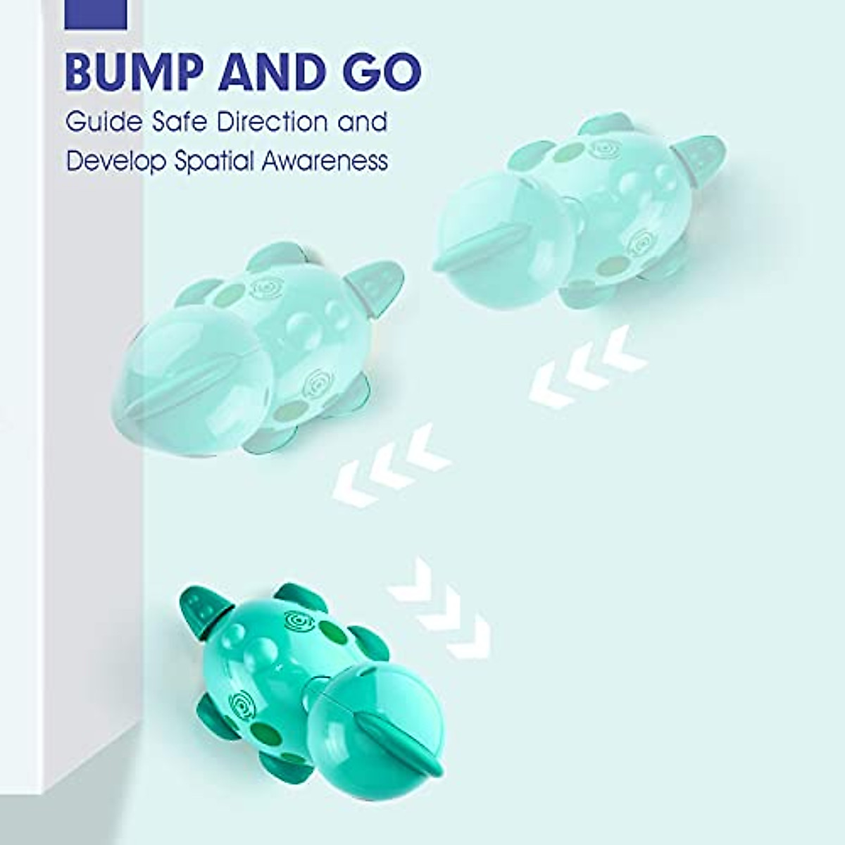 Baby Toys 6 to 12 Months Touch & Go Musical Light Infant Toys Baby Crawling Toys 6 Month Old Baby Toys 12-18 Months, Tummy Time Toys for 1 Year Old Boy Gifts Girl Toy, Baby Toddler Easter Toys Age 1-2