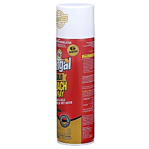 Bengal Gold Roach Spray, Odorless Stain-Free Dry Aerosol Killer Spray with Insect Growth Regulator, 3-Count, 11 Oz. Aerosol Cans