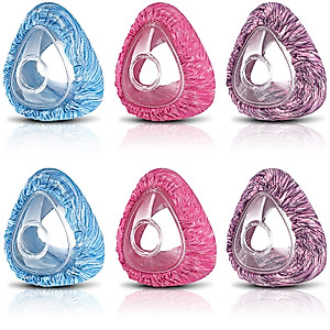 Tudomro 6 Packs Mask Liners for Full Face Cover Cushions Reusable Soft Mask Reduce Facial Redness Apnea(Bright Color)