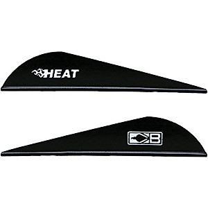 Bohning 2.5" Heat Vanes black 2.5" Heat Vane, 100pk
