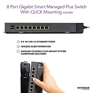 NETGEAR Gigabit Smart Managed Plus Switch