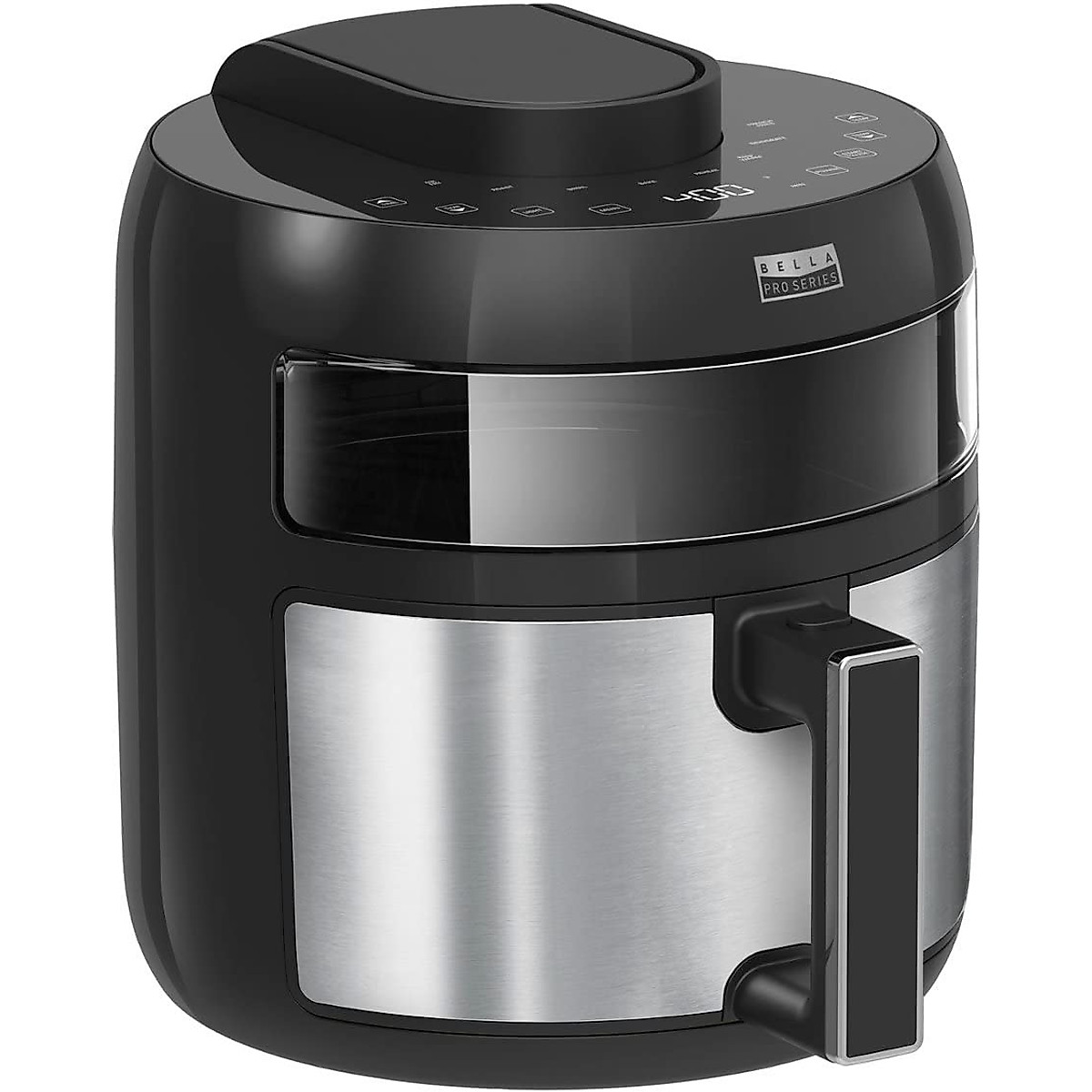 Bella Pro Series 5.3-qt. Digital Air Fryer with Viewing Window Stainless Steel