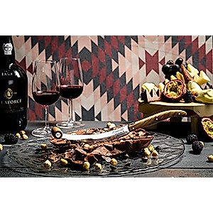 Laguiole Style de Vie Cheese knives, Luxury Line, 3 pieces, Olive Wood, in giftbox