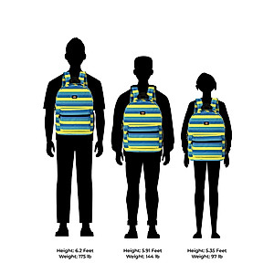 Dickies Freshman Backpack Classic Logo Water Resistant Casual Daypack for Travel Fits 15.6 Inch Notebook (Lemon Blue Stripe)