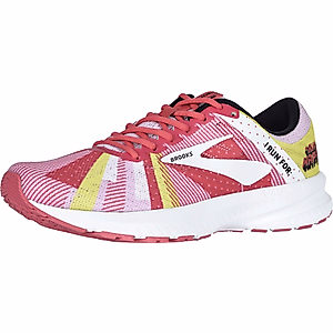Brooks Launch 6 Pink/White/Lemon 6.5 B (M)