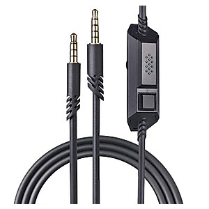 Tobysome A50 Replacement Cable Headphone Cable Audio Cord with Volume Control and Microphone Compatible with Astro A10/A20/A30/A50/A40/A40TR Gaming Headset to Xbox One PS4 Controller