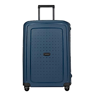 Samsonite Unisex_Adult Luggage Suitcase, Blue (Navy Blue), M (69 cm-79 L)