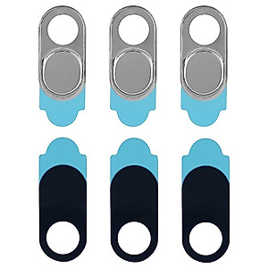 ♂Valentine's Day Present♂Leftwei Easy to Install Webcam Protect Sticker, Camera Protect Sticker, for Phone Smartphone Len(Silver)